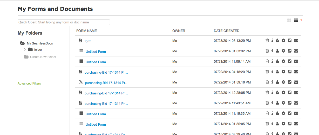Table Of Contents Seamlessdocs Manual On Guides Creating The Meeting's